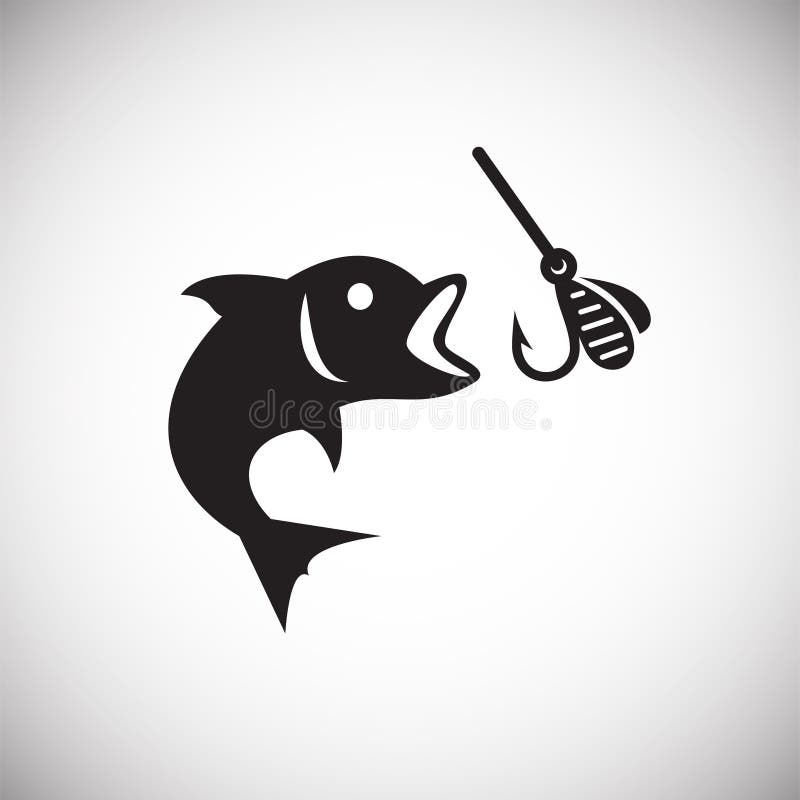 Fish Icon on White Background for Graphic and Web Design, Modern Simple ...