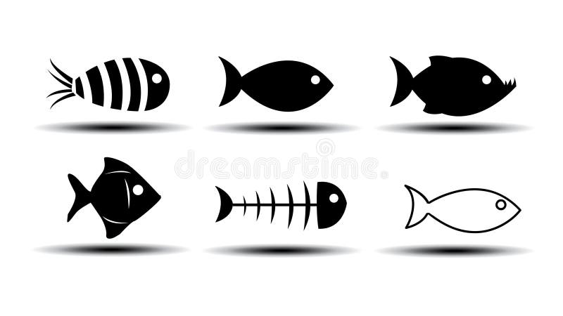 Gothic fish stock vector. Illustration of graphic, gothic - 2964456