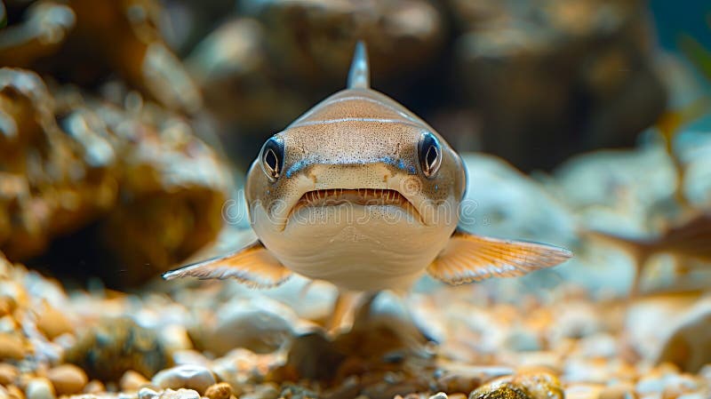 A Fish with Its Mouth Open Looking at the Camera Stock Photo - Image of ...