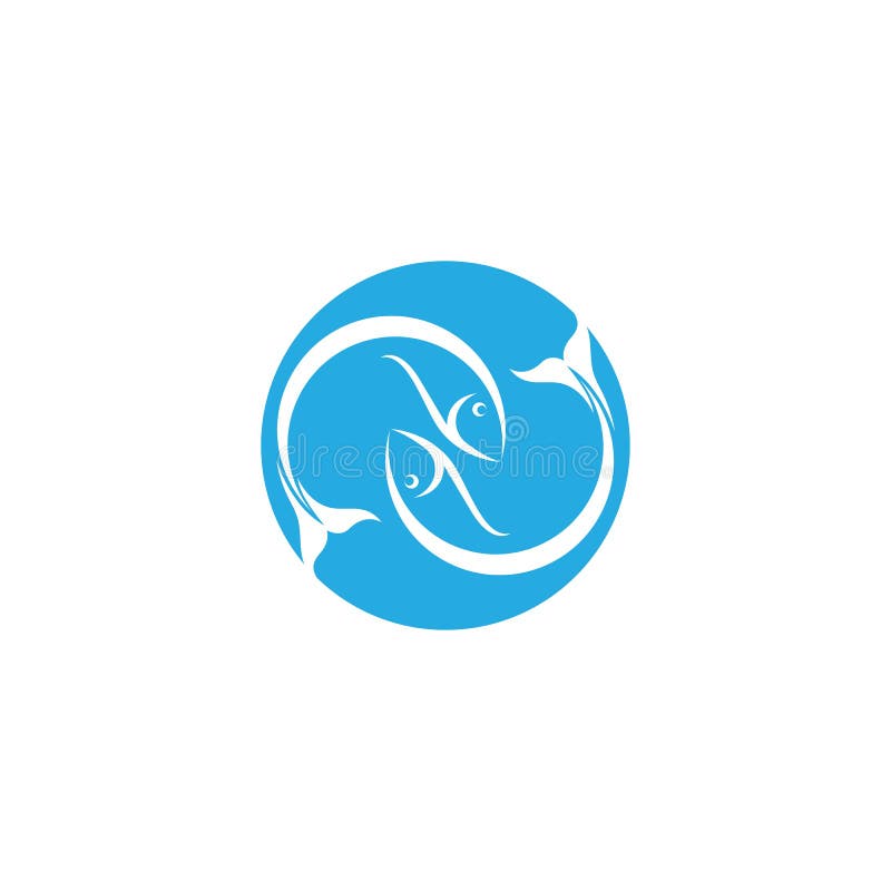 Fish Jump Logo Template Vector Icon Stock Vector - Illustration of ...