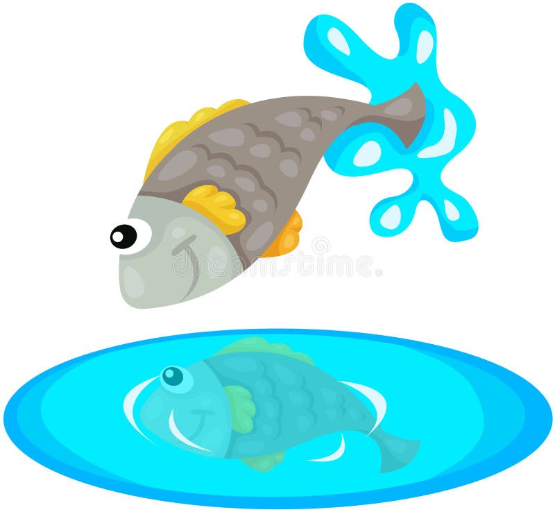 Jumping Fish Cartoon