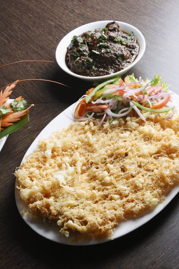 Fish Kabiraji - Fried Fish in an Egg Net Stock Photo - Image of asian ...