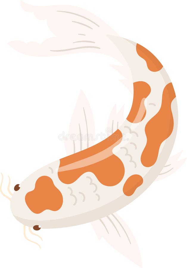 Fish Koi Icon stock vector. Illustration of icon, japanese - 299871753
