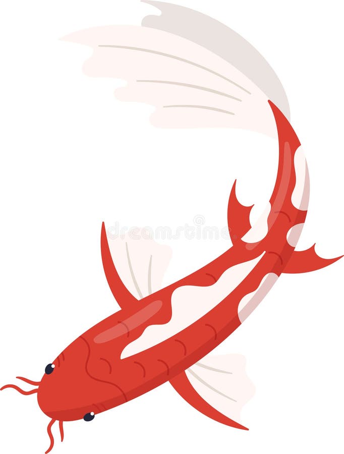 Fish Koi Icon stock vector. Illustration of icon, traditional - 299871902