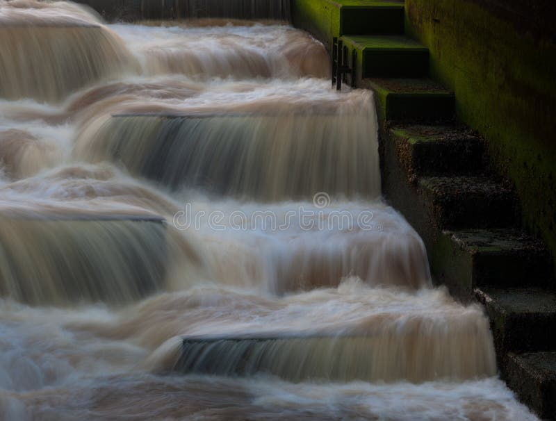 Fish Ladder stock photo. Image of green, pass, steps - 58490030