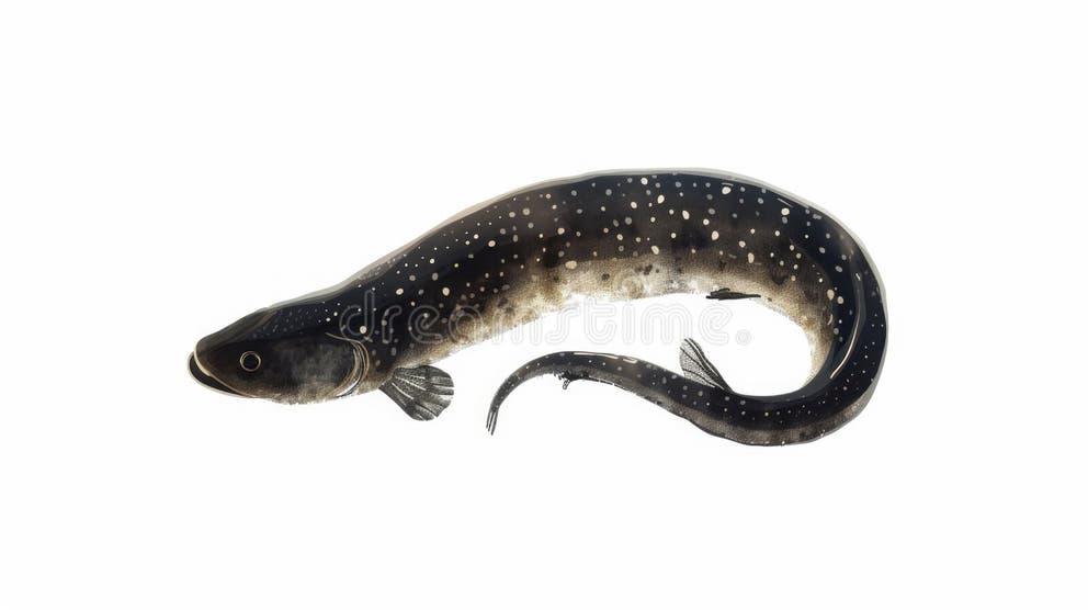 A Fish Laying Down on a White Surface, Suitable for Various Concepts ...