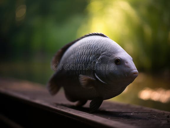 A fish on a ledge stock illustration. Illustration of fish - 300223184