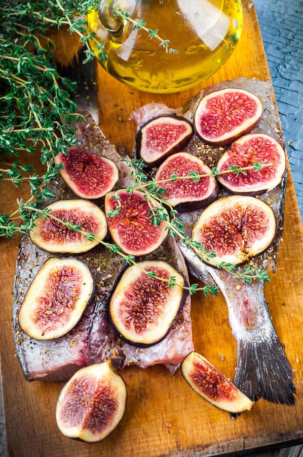 Fish with lemon stock image. Image of market, eating - 34535815