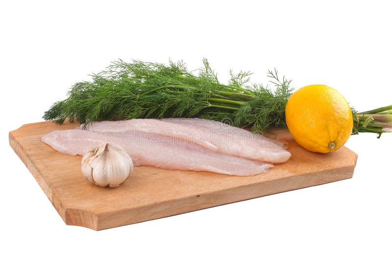 Fish with lemon stock image. Image of market, eating - 34535815