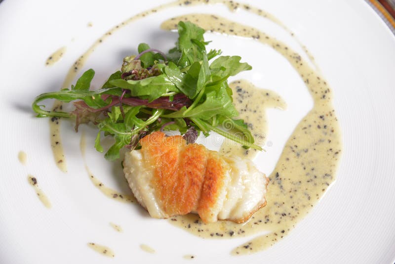 Fish and lettuce stock image. Image of vegetable, color - 97337713