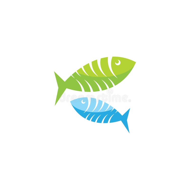 Fish Logo stock vector. Illustration of nature, healthy - 185595328