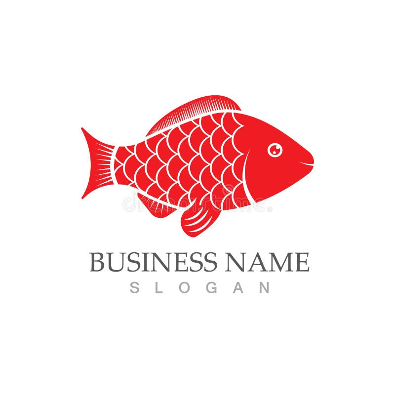 Fish Logo Template. Creative Vector Stock Vector - Illustration of ...
