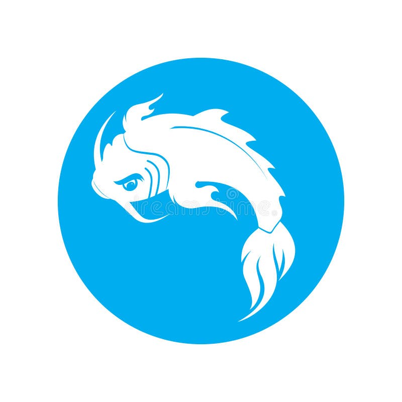 Fish logo template stock vector. Illustration of design - 256602371