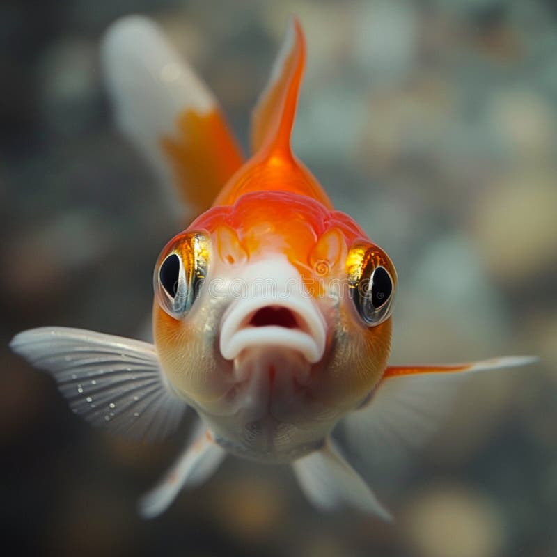 Fish that is Looking at the Camera Stock Illustration - Illustration of ...