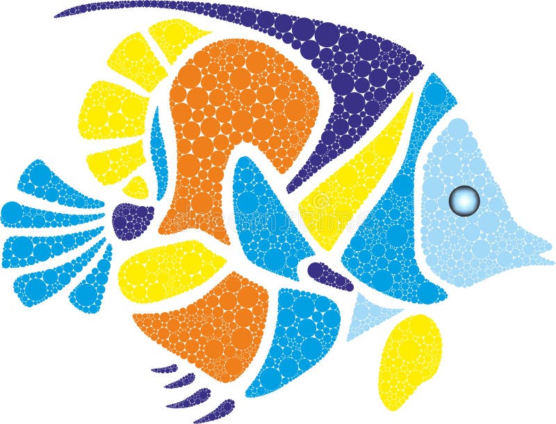 Fish stock illustration. Illustration of diving, colors - 74483977