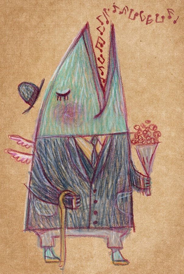 Fish man stock illustration. Illustration of artwork - 27210623