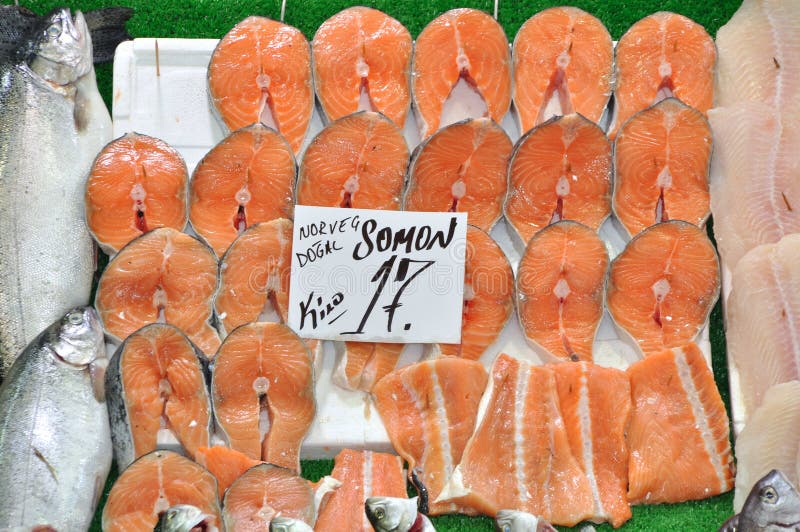 Fish market stock image. Image of fishermen, frozen, fillet - 17917631