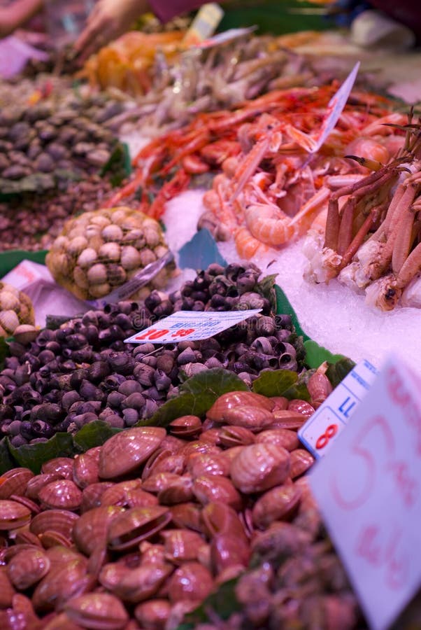 Fish market stock photo. Image of spain, sale, fresh, lobster - 2144340