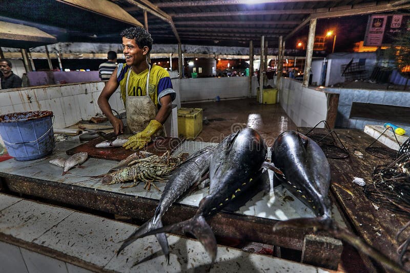 Fish Market in Aden editorial photo. Image of sell, traditional - 61031856