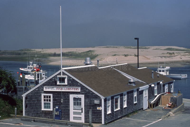 The Fish Market at Chatham Fish Pier, Cape Cod. Editorial Stock Image ...
