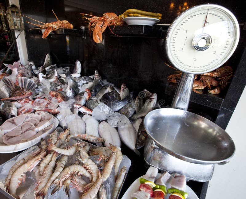 Fish market stock image. Image of fresh, shop, cold, water - 84207967