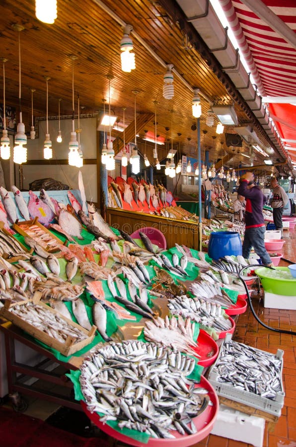Fish market editorial photo. Image of istanbul, april - 87568061