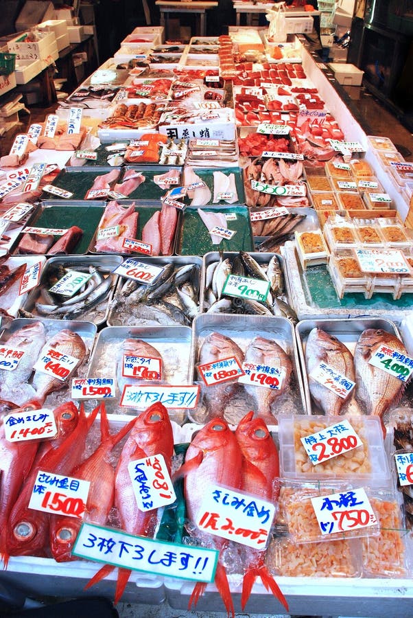 Fish market in tokyo stock image. Image of seafood, travel - 16019705