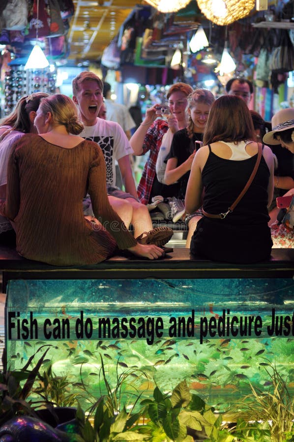 Fish Massage in Amusement Park Suoi Tien Ho Chi Minh Editorial Image ...