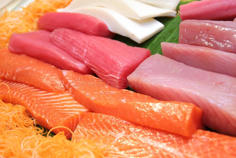 Fish meat for sashimi stock photo. Image of cuisine, japanese - 7627040