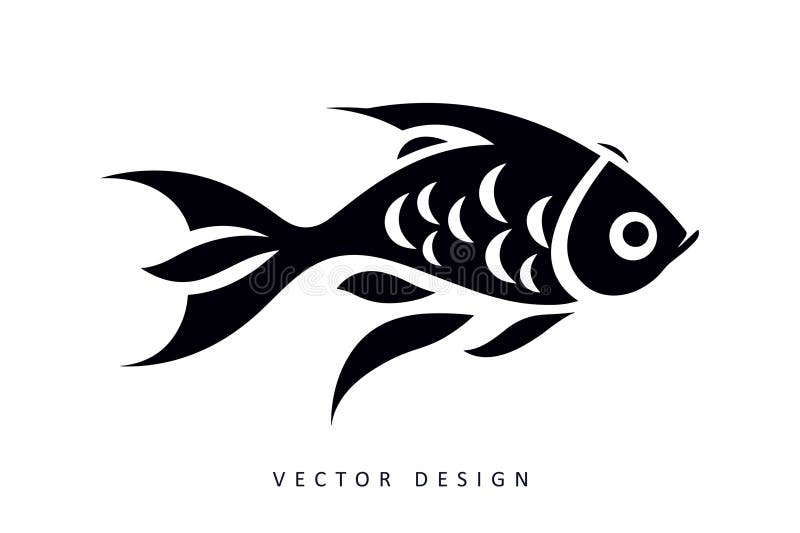 Fish Minimalist Elegant Vector Design AI Generated Stock Vector ...