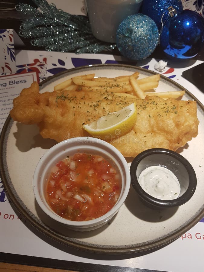 Fish n Chips stock image. Image of chips, food, fish - 206706861