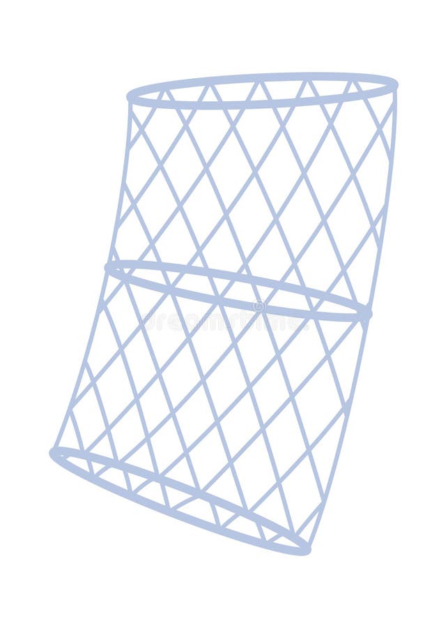 Fish Net Icon, Isolated Fishnet and Fish Scoop. Mesh Tool Used for ...