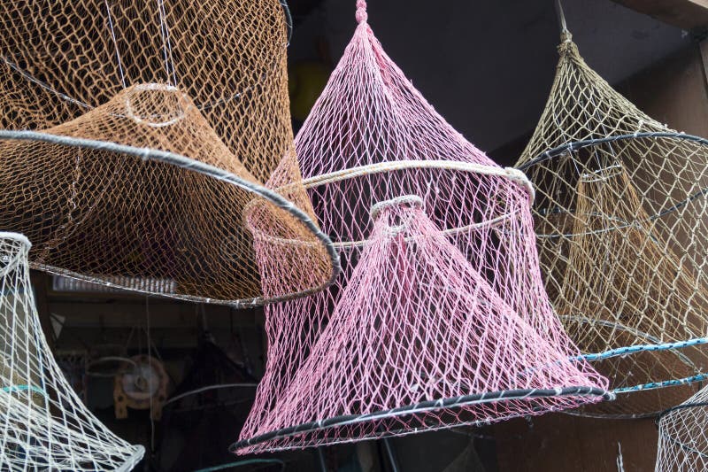 Fish net sicily stock photo. Image of handmade, marina - 76561396