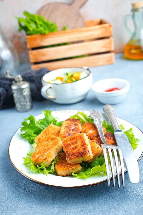 Fish nuggets stock photo. Image of crunchy, lunch, meat - 146015504