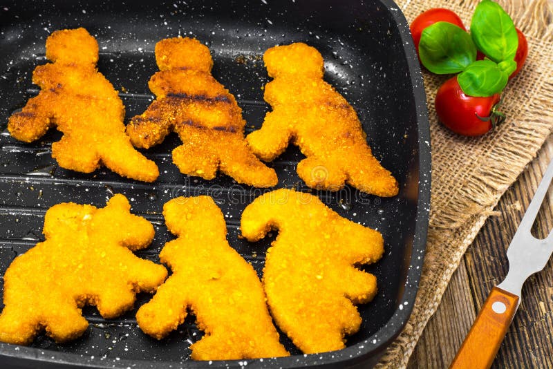 Fish Nuggets for Kids Dinosaurs Stock Image - Image of indian, fresh ...
