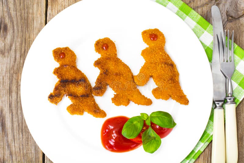 Fish Nuggets for Kids Dinosaurs Stock Image - Image of indian, fresh ...