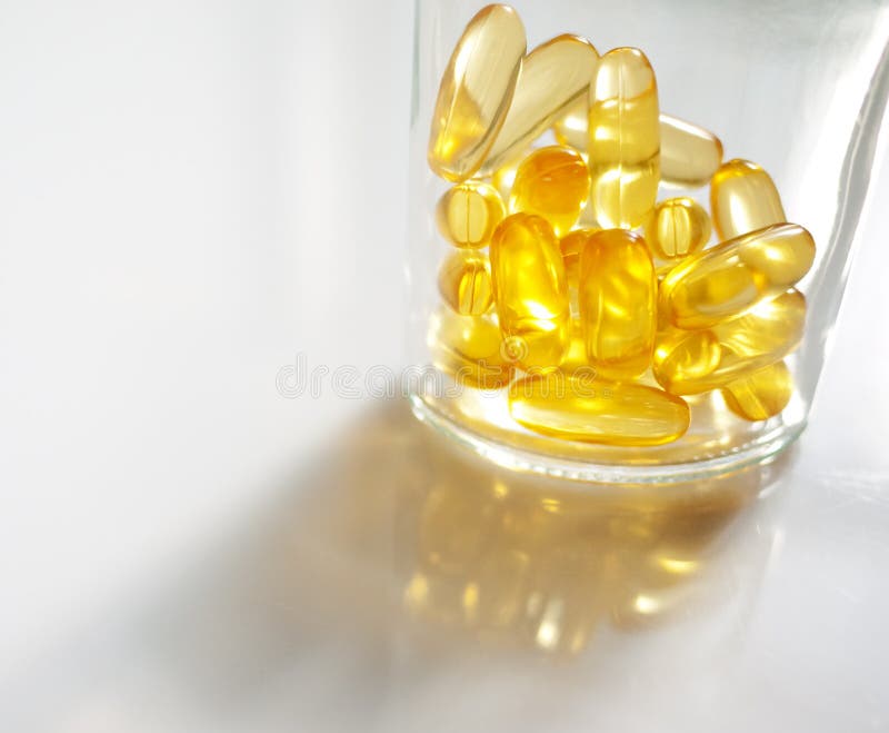 Fish oil capsules stock image. Image of closeup, capsules - 27016387