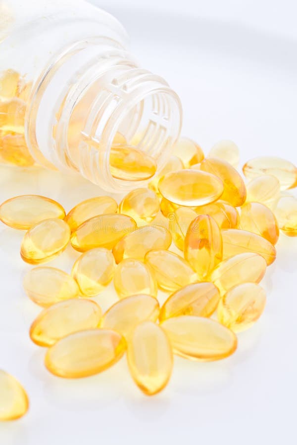 Fish oil stock photo. Image of gold, cure, medicament - 39759100