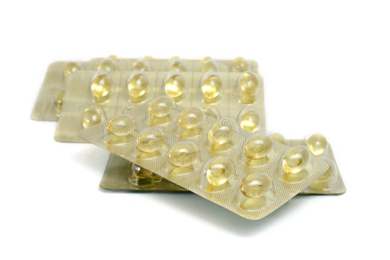 Fish oil capsules stock photo. Image of lifestyle, yellow - 37412776