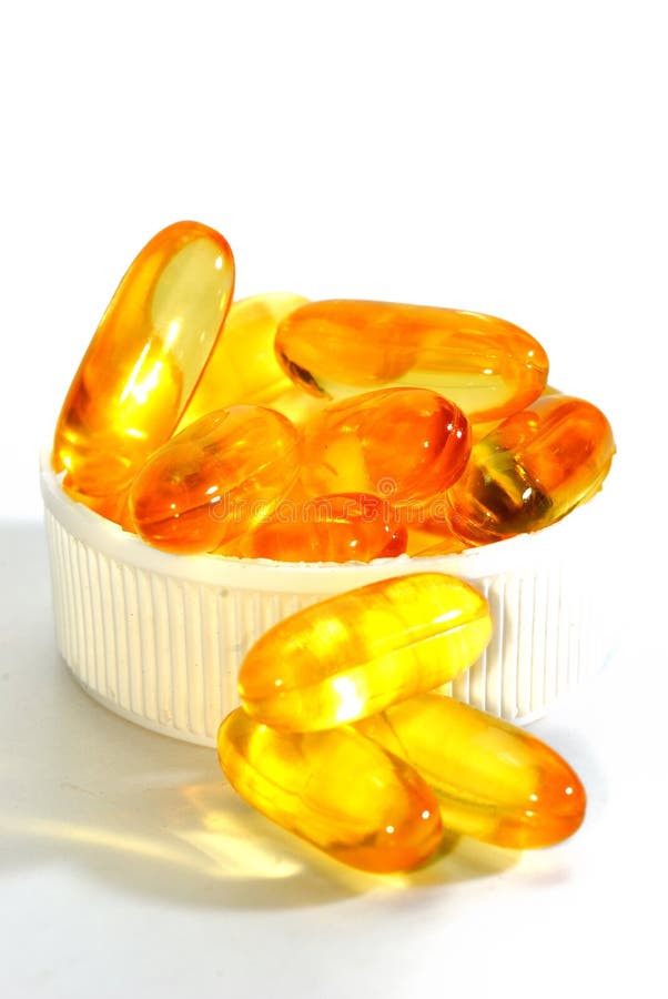 Fish Oil Capsules Series 1 stock photo. Image of herbal - 8371510