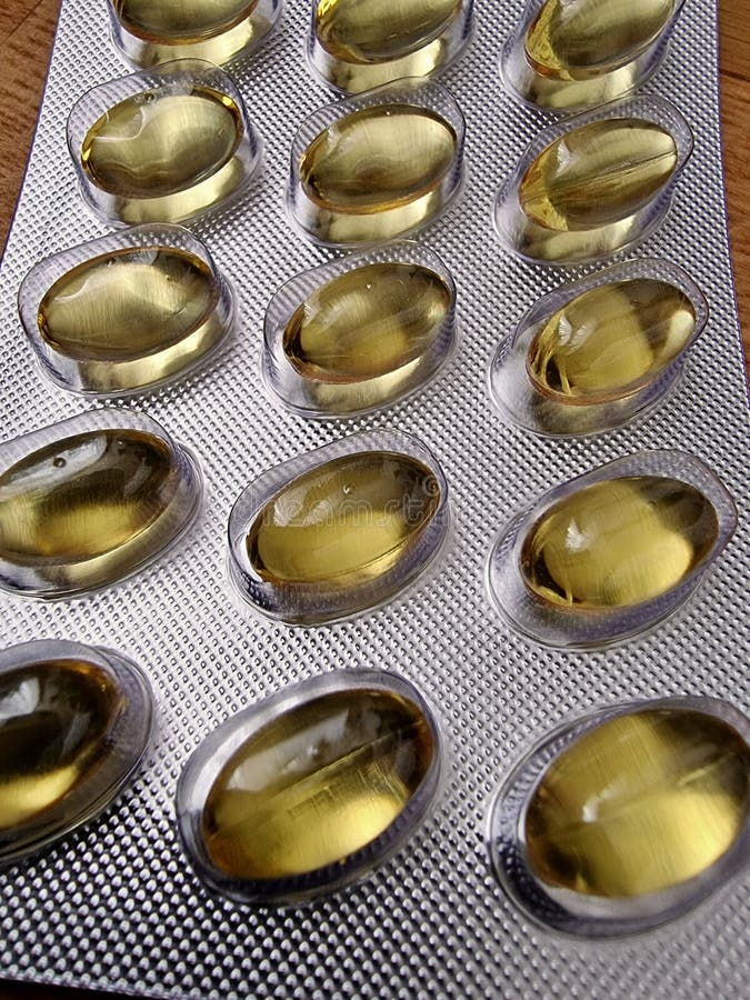 Fish oil, omega 3 capsules stock photo. Image of tablets - 210096856