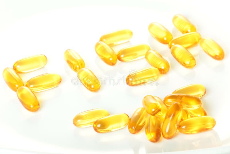 Fish oil pills stock image. Image of shiny, brain, tablet - 20782565