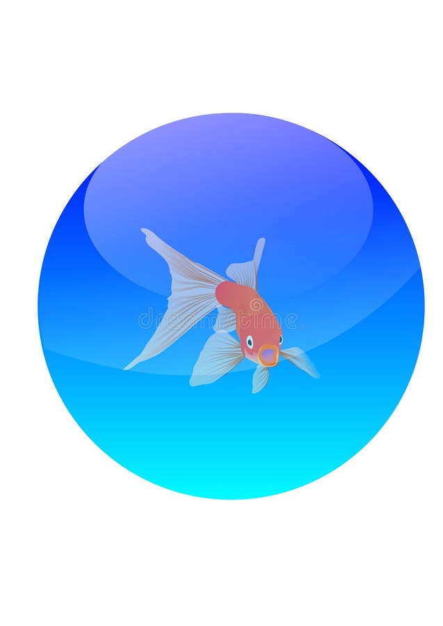 Fish in the orb stock illustration. Illustration of bring - 13142711