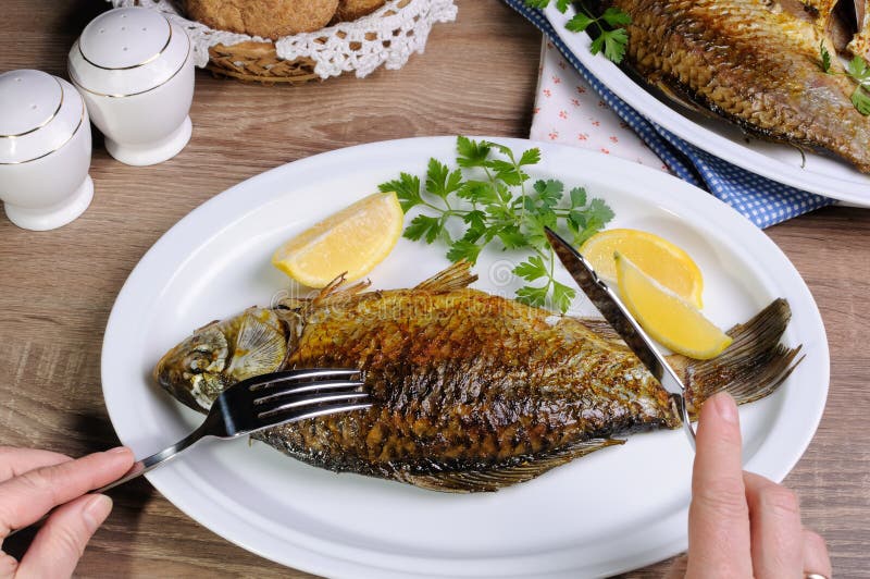 Fish in our food stock image. Image of dish, hour, food - 69471169