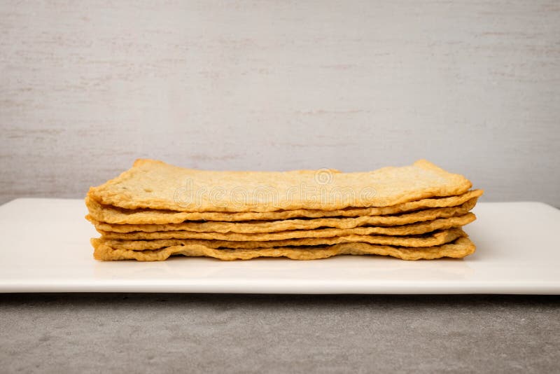 Fish Paste Made from Fish Flesh Stock Image - Image of square, meal ...