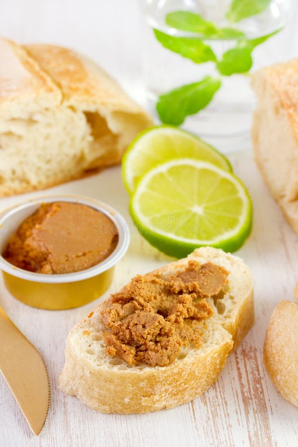 Fish pate stock image. Image of sandwich, mousse, toast - 35704287