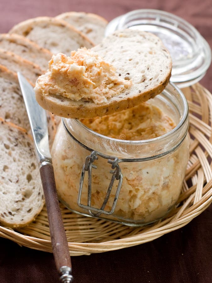 Fish pate stock image. Image of sandwich, mousse, toast - 35704287