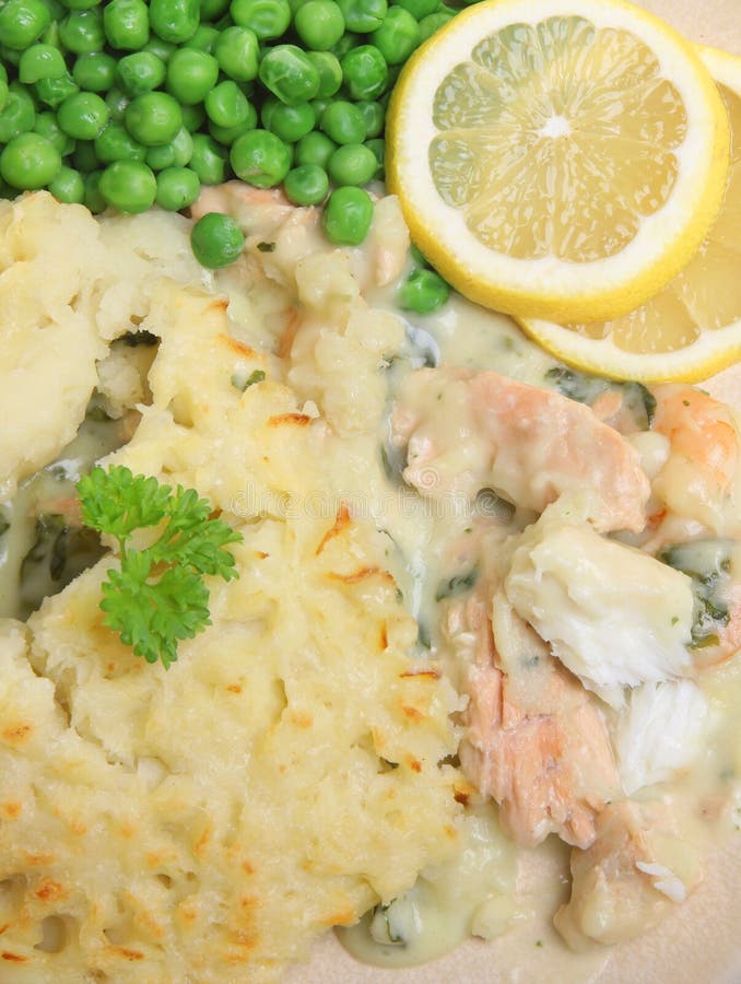 Baked Haddock Fish Fillets & Vegetables Stock Image - Image of butter ...