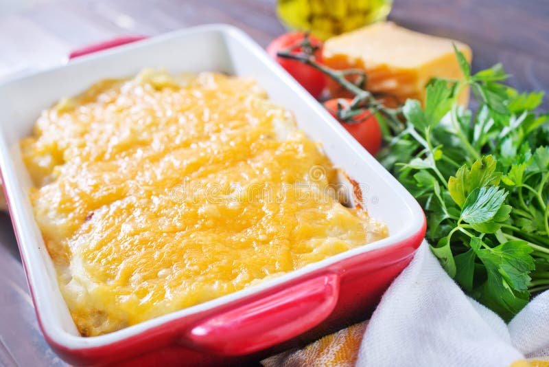 Fish pie stock image. Image of haddock, cream, gourmet - 44496813