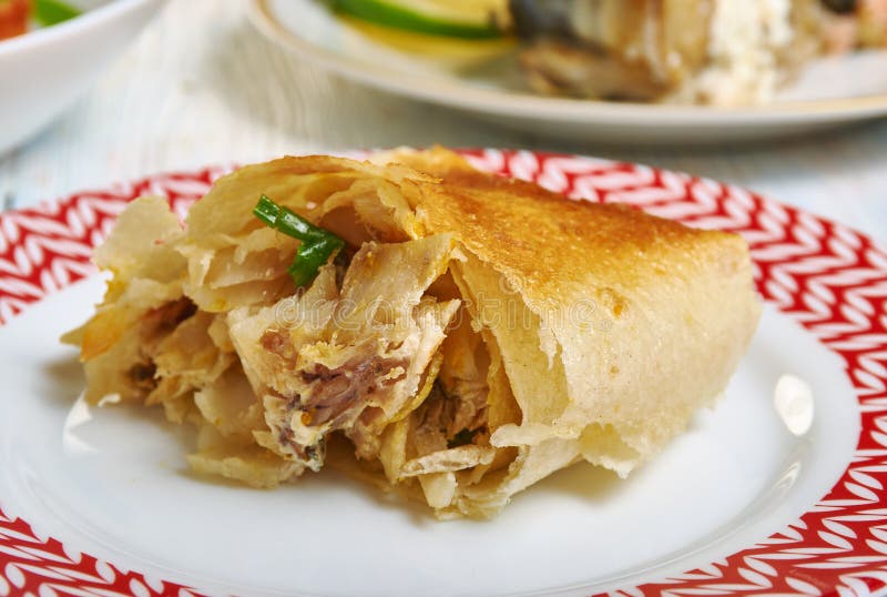 Fish in pita bread stock photo. Image of snack, vegetarian - 161338988